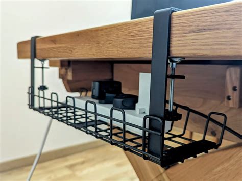 Under Table Wire Organizer Under Desk Cable Management Neattech