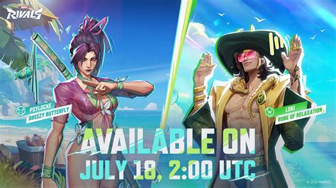 Marvel Rivals Reveals New Summer Styled Skins For Loki And Psylocke
