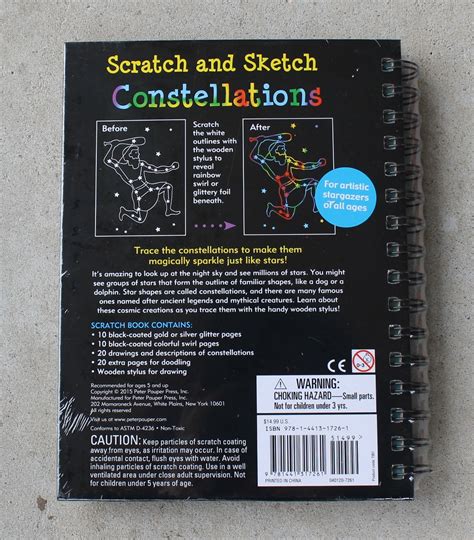 Scratch Sketch Book Constellations Campbells Online Store