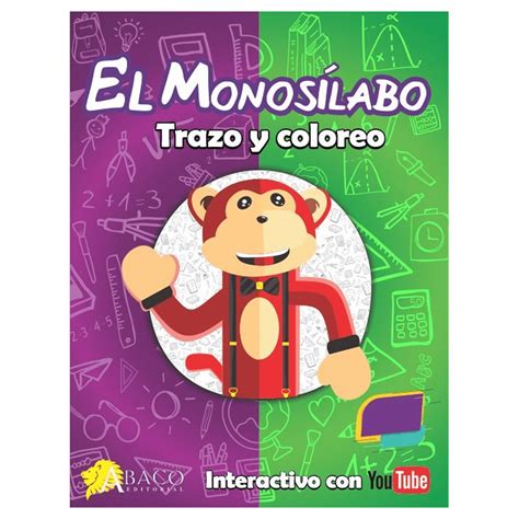 Libro Para Colorear Monosilabo Mediana Suescun