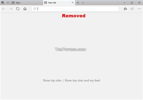 Add Or Remove Microsoft Edge Search Box Placeholder Text In Windows 10 Tutorials
