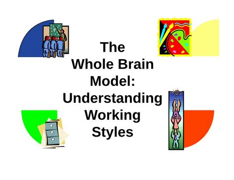 Pdf The Whole Brain Model Understanding Working Stylesbenefits Of