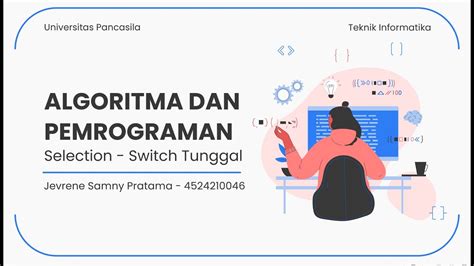 Program C Selection Switch Tunggal Tugas Besar Algoritma Dan Pemrograman Youtube