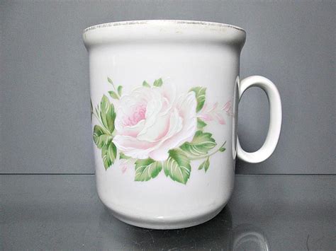 Retro Hrnek Na Aj S Malovanou R Dub L Ta Min Stol Aukro