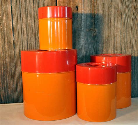 Orange Kitchen Canisters Ideas On Foter