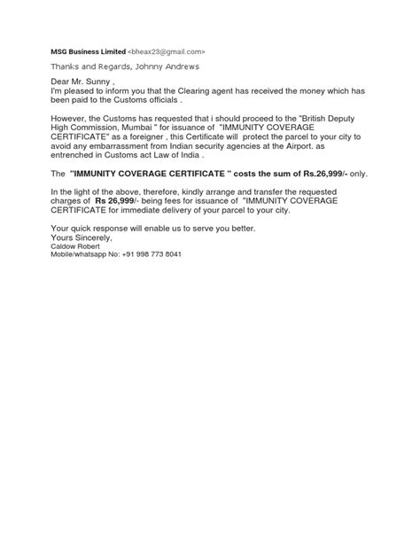 cheating company msg business limited pdf