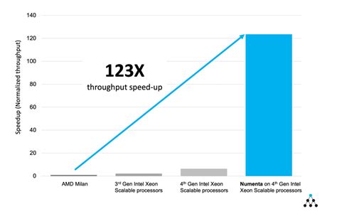 Numenta Intel Achieve 123x Inference Performance Improvement For Bert