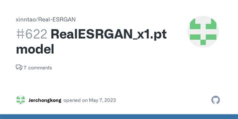 Realesrganx1pth Model · Issue 622 · Xinntaoreal Esrgan · Github