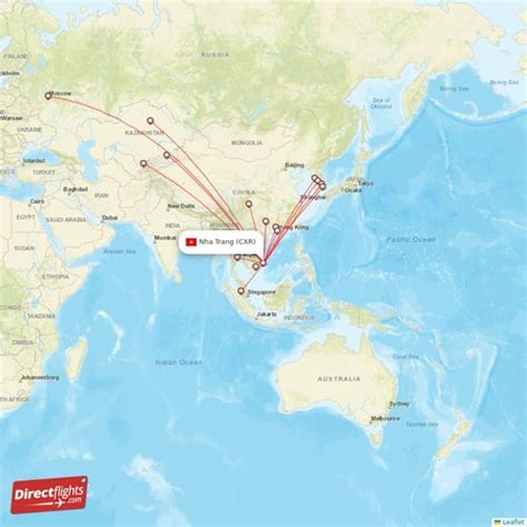 Direct Flights From Nha Trang 23 Destinations Cxr Viet Nam