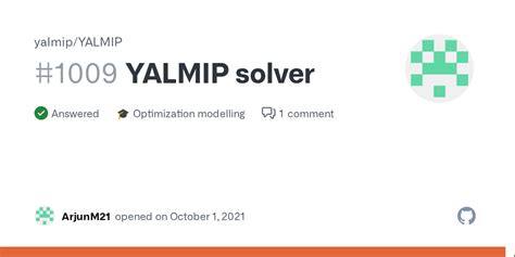 yalmip solver · yalmip yalmip · discussion 1009 · github