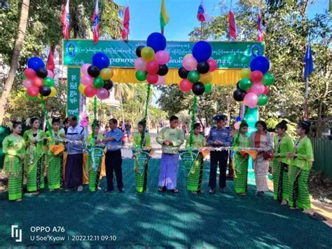 မင်းပြားမြို့၌ ၄၈ နှစ်မြောက် ရခိုင်ပြည်နယ်နေ့ကို ကြိုဆိုဂုဏ်ပြုသောအားဖြင့် ဘုရားတကာလမ်း ကွန်ကရစ