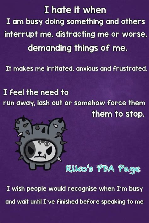 Autism Pda Explained The Core Characteristics Of Pathological Demand Avoidance Artofit