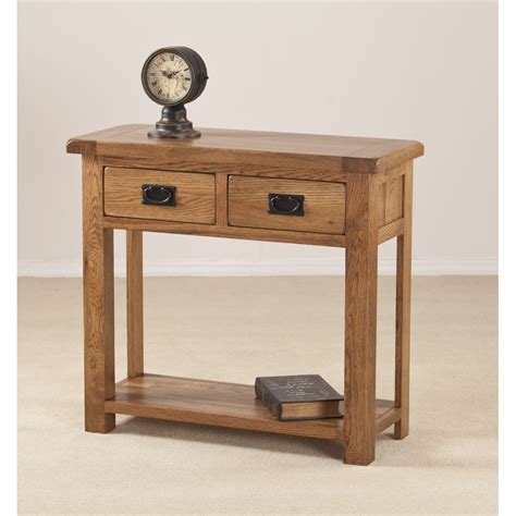 Savoy Rustic Solid Oak Coffee Table Made With Oak