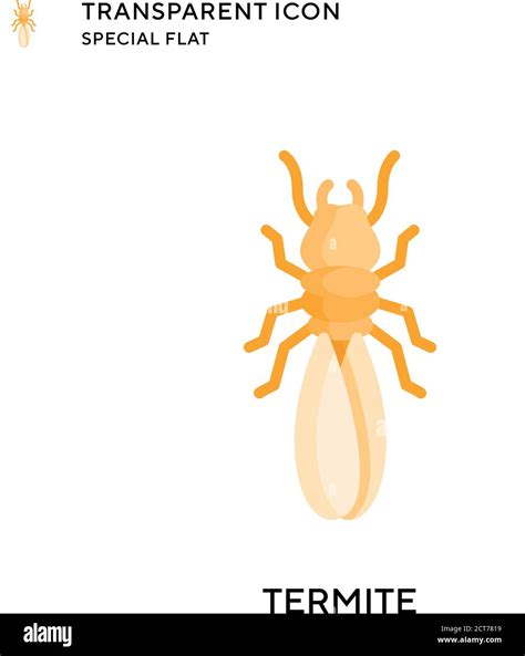 Termite Vector Icon Flat Style Illustration Eps 10 Vector Stock Vector Image And Art Alamy