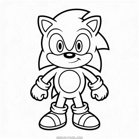 Dibujo Fácil De Clásico Sonic Dibujo Facil