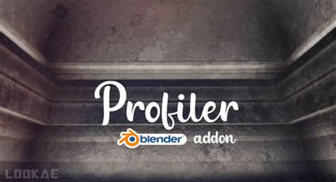 Blender插件 创建形状轮廓倒角曲线工具 Profiler v1 6 1 LookAE