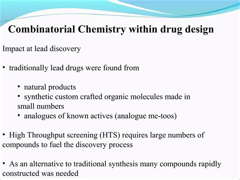 Combinatorial Chemistry PPT