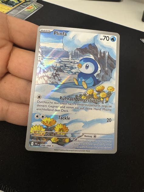 Piplup 098094 Illustration Rare Phantasmal Flames Nm Neu