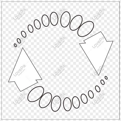 만화 검은 색 화살표 회전 Png 일러스트 무료 다운로드 Lovepik