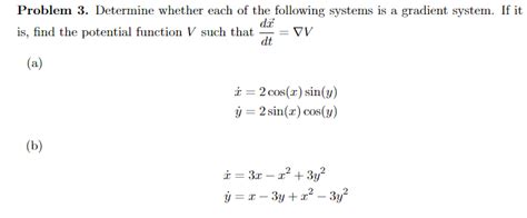 Solved Problem 3 Determine Whether Each Of The Following