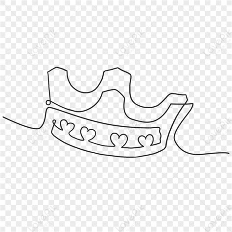 왕관 일러스트 선 단일 그리기등고선국왕사랑 Png 일러스트 무료 다운로드 Lovepik