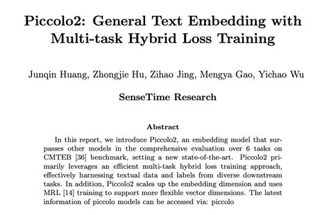 Piccolo2 General Text Embedding With Multi Task Hybrid Loss Training In Ahsen Khaliq