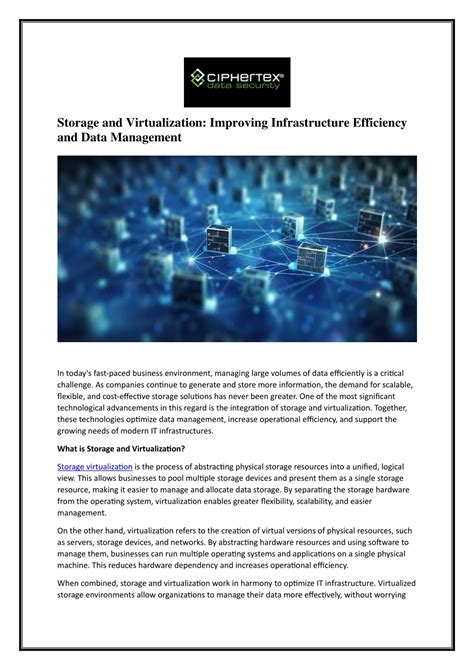 Ppt Storage And Virtualization Improving Infrastructure Efficiency