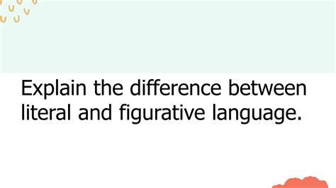 Literal And Figurative Language Powerpoint Pptx
