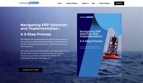 Software Alliances On Linkedin Navigating Erp Selection And Implementation White Paper