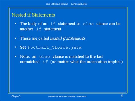 Nested If Statements