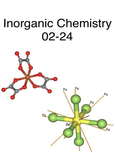 Inorganic Chemistry Structural Analysis Pdf Representation Theory