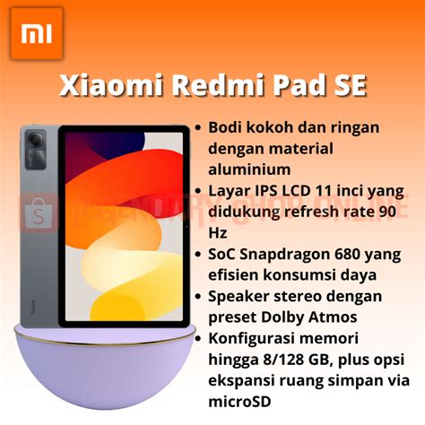 Jual Xiaomi Redmi Pad SE 4 128GB Shopee Indonesia