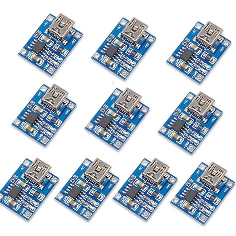 Daoki 10pcs Battery Charging Board Tp4056 Mini Usb Lithium Battery