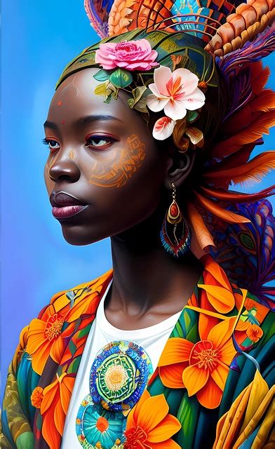 Download Ai Generated African Woman Royalty Free Stock Illustration