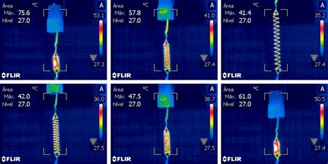 Nfrared Pictures Of The 45 • C Sma Spring During The Test Download Scientific Diagram
