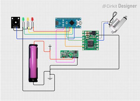 Arduino Nano Controlled Rf Receiver With Led Indicators And Linear