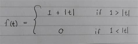 Solved Calculate The Fourier Transform By Definition Of The