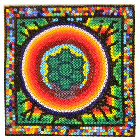 Cuadro De Chaquira Huichol