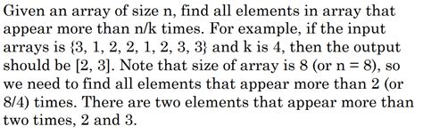 Solved Given An Array Of Size N Find All Elements In Array