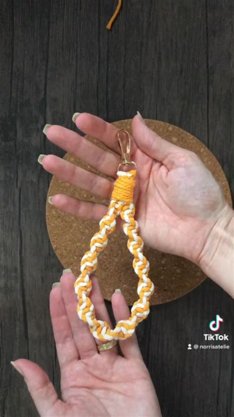 diy macrame keychain in 2025 diy keychain macrame patterns tutorials keychain
