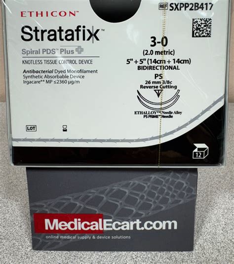 Ethicon Sxpp2b417 Stratafix™ Spiral Pds Plus Suture