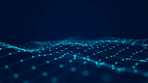 추상적 디지털 배경 네트워크 연결 구조입니다 빅 데이터 미래지향적 추상적 물결 3d 렌더링 Dj에 대한 스톡 사진 및 기타 이미지 Istock