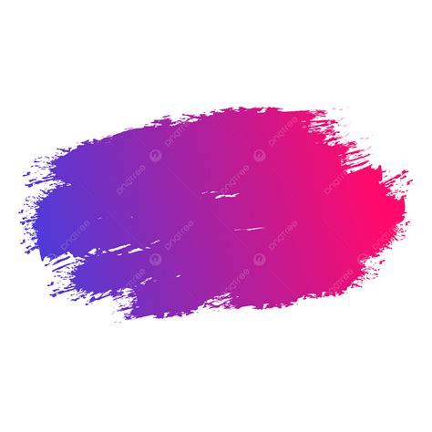 그라데이션 페인트 브러시 스트로크 벡터 브러시 뇌졸중 구배 Png 일러스트 및 벡터 에 대한 무료 다운로드 Pngtree