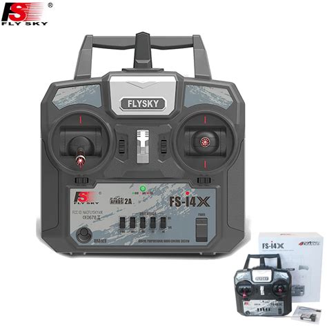 Original Flysky Fs I X G Ch Rc Transmitter Controller With Fs A Receiver For Rc Helicopter
