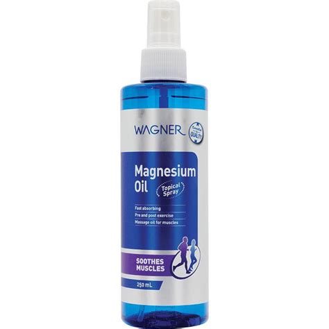 Buy Wagner Magnesium Oil 250ml Spray Online At Chemist Warehouse®
