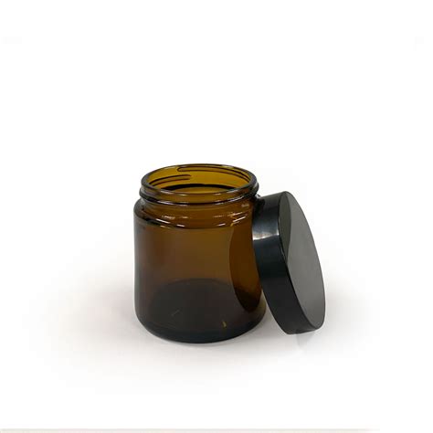 Amber Glass Jars Luxury Candle Supplies