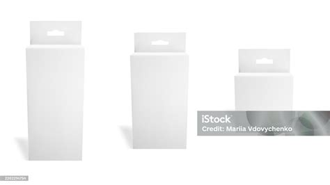 흰색 3d 행 박스 모형 빈 직사각형 패키지는 의학 또는 화장품을 위해 모형을 만듭니다 직사각형 판지 용기 전면 및 측면 일반 약국 슬롯 또는 선물을 위한 현실적인 더미