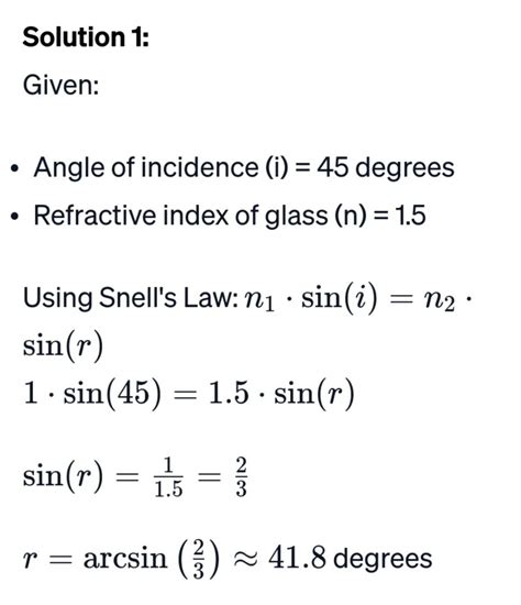 Refractive Index Definition And Formula Science News