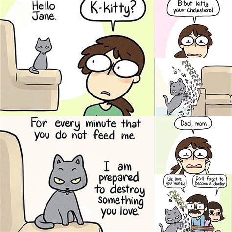 Evil Cat Comic