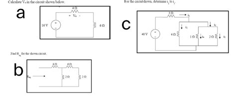 Solved Calculate V In The Circuit Shown Below For The Chegg
